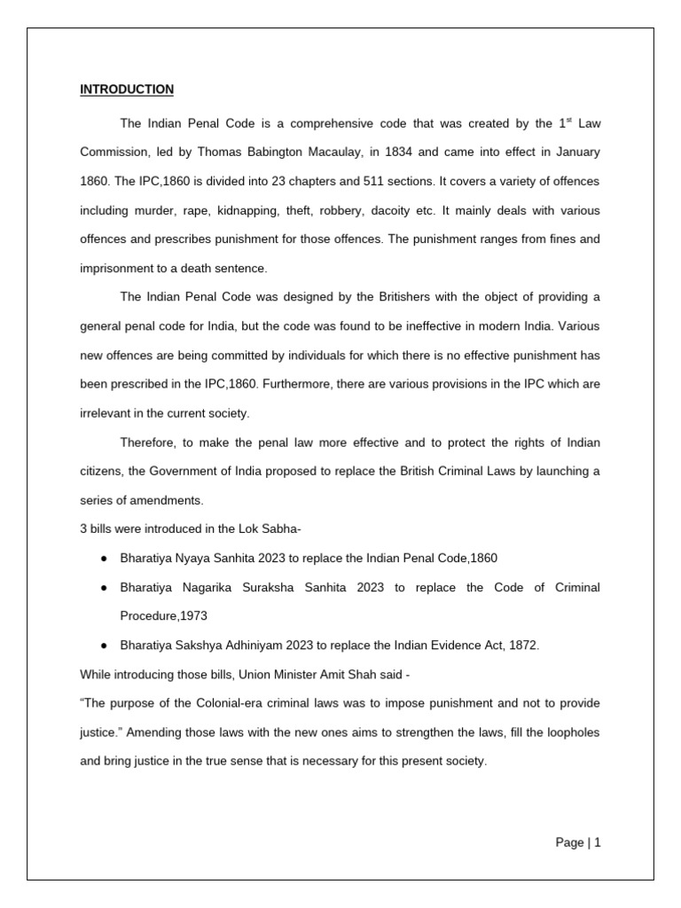 IPC Vs BNS | PDF | Aiding And Abetting | Crimes