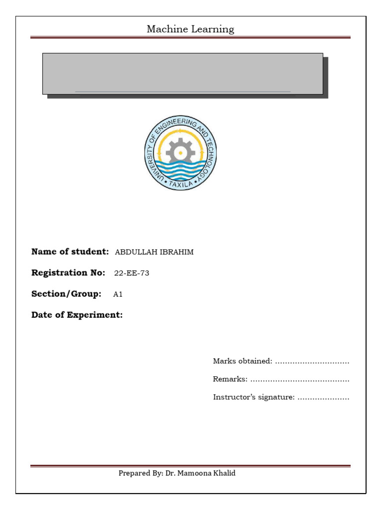 Machine Learning_Lab wise manual abbbbb | PDF