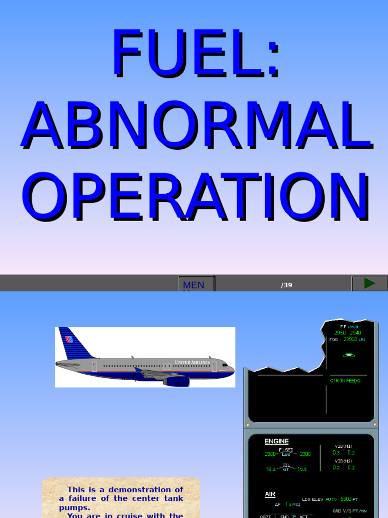 Fuel: Abnormal Operation | PDF
