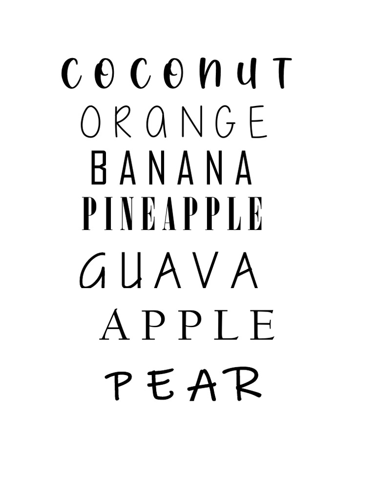 Fruits | PDF