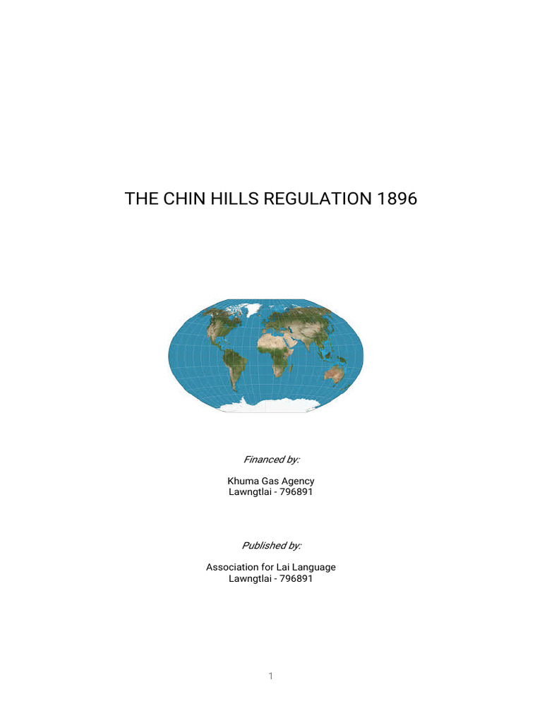 The Chin Hills Regulation | PDF