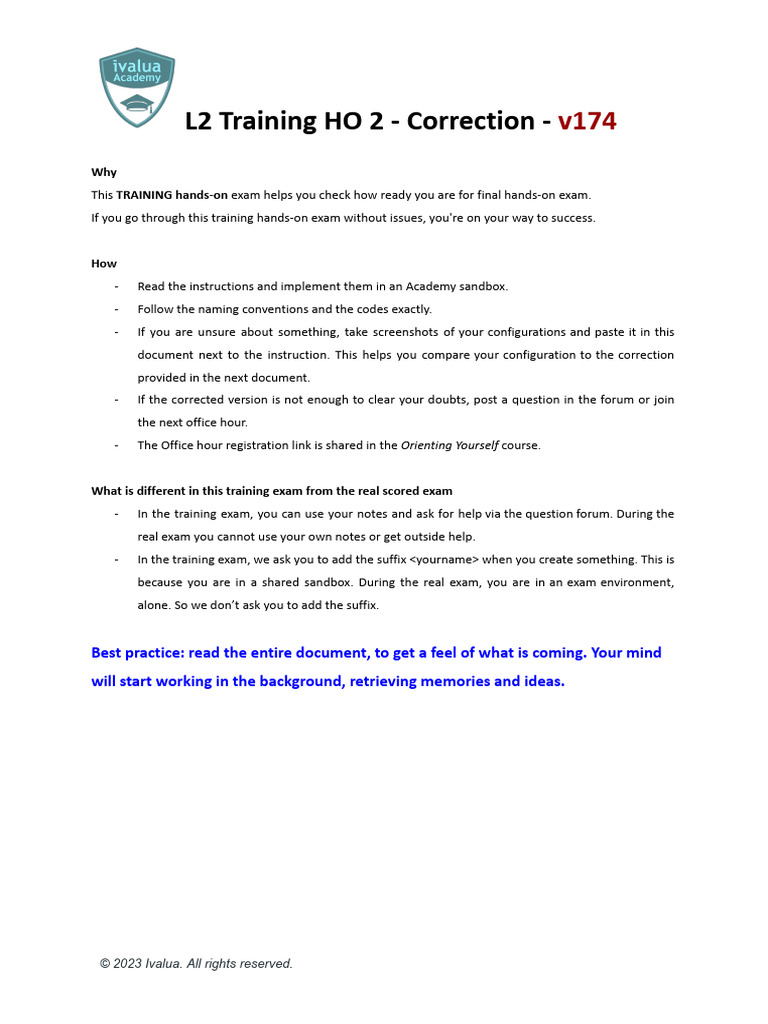 L2 Training Hands-On 2 - Correction | PDF | Software | Computing