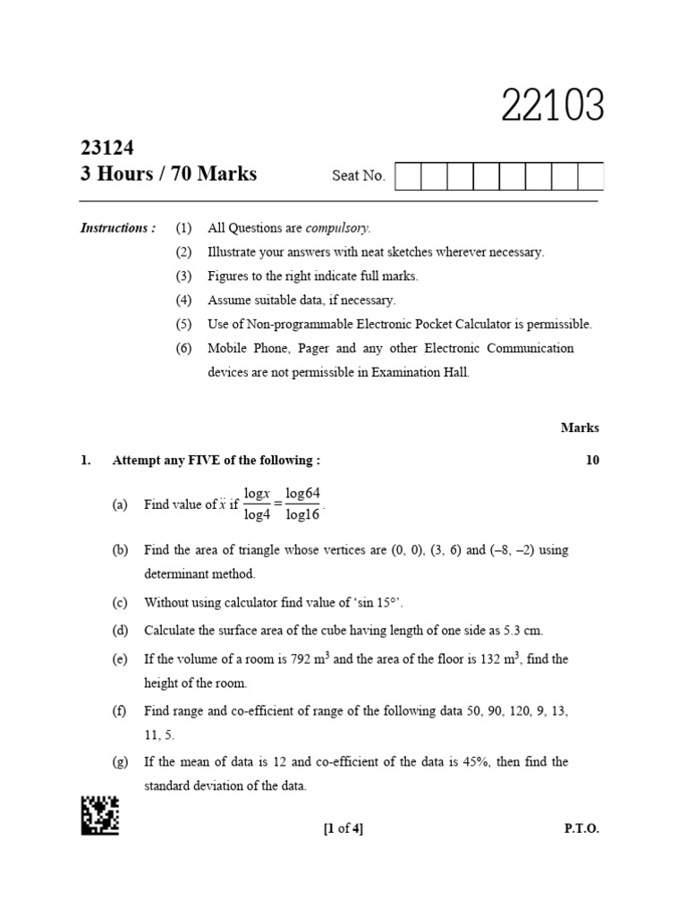 2023 Winter Question Paper (Msbte Study Resources) | PDF