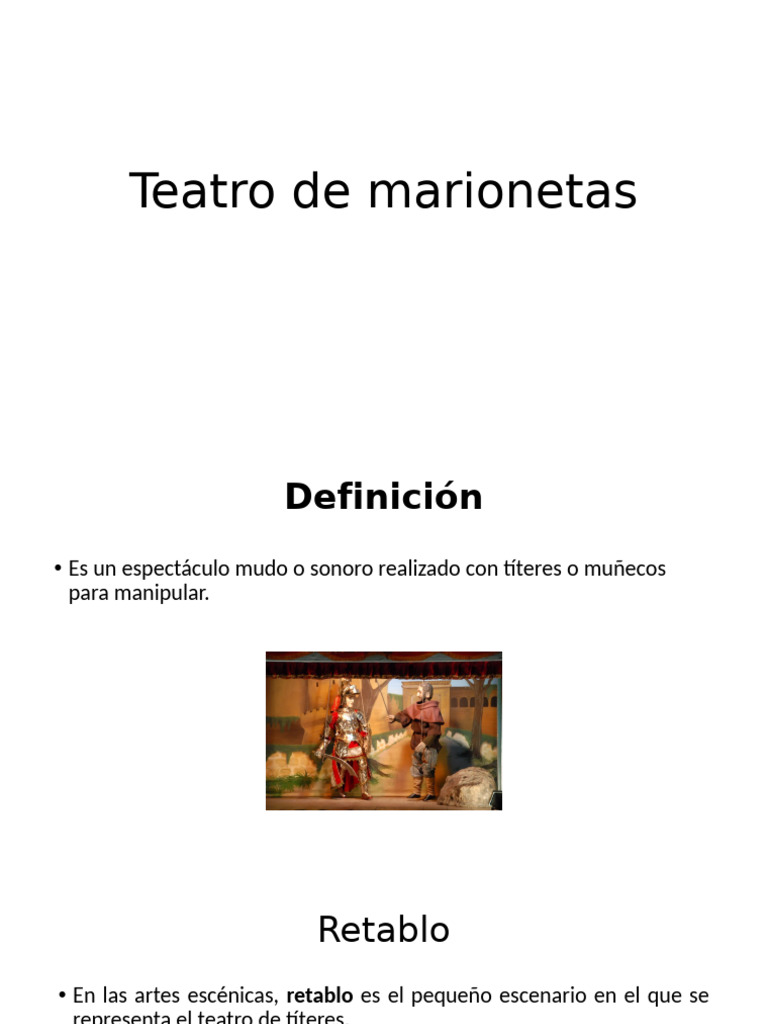 Teatro de Marionetas | PDF