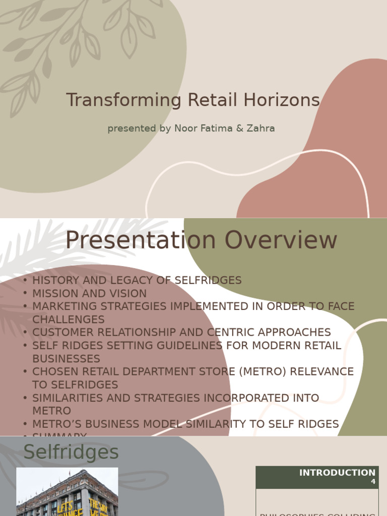Transforming Retail Horizons | PDF