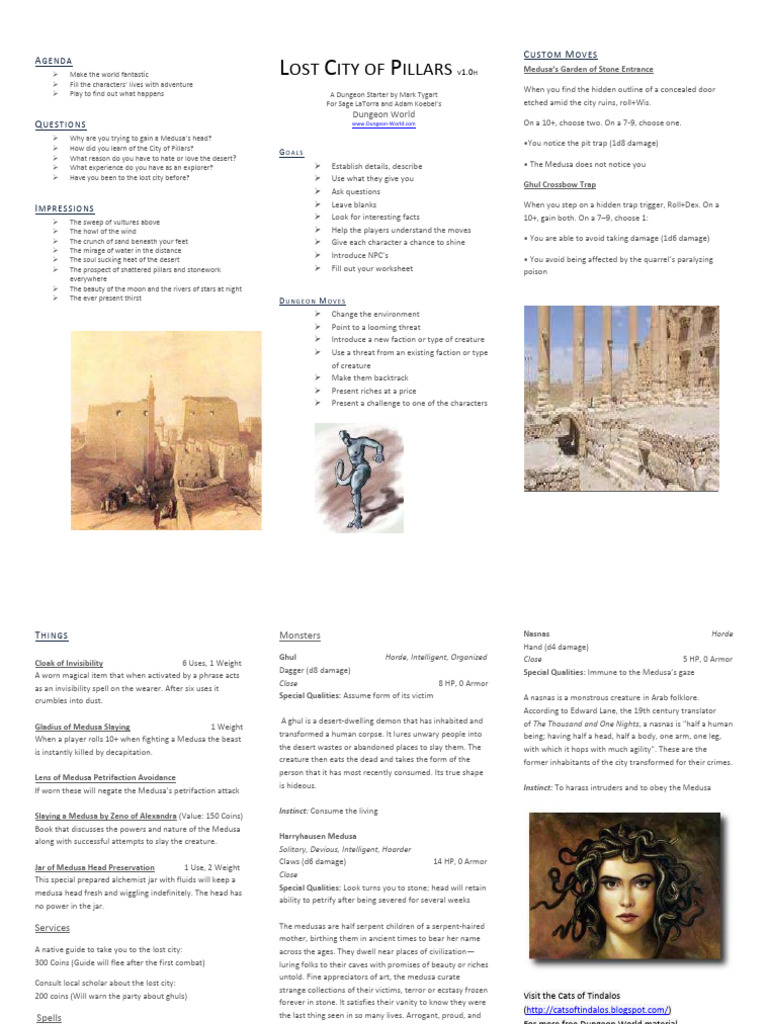 Lost City of Pillars | PDF