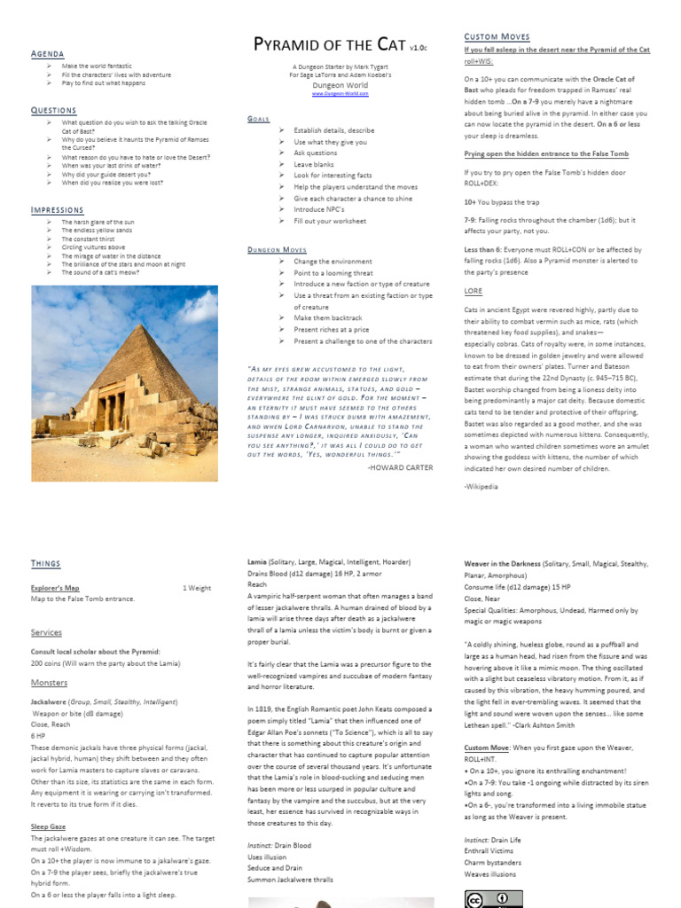 Pyramid of The Cat | PDF