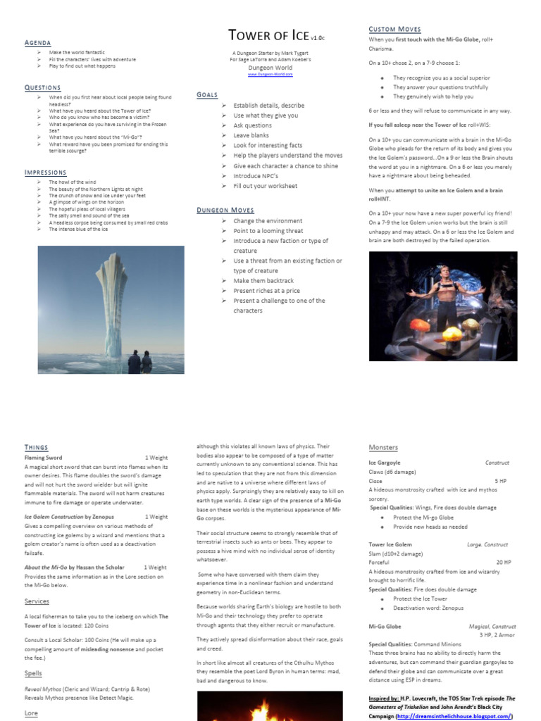 Tower of Ice | PDF