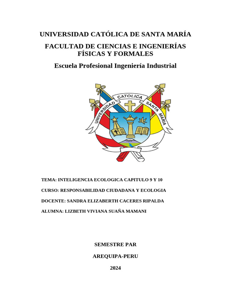 Capitulo 9 y 10 Lizbeth Suaña | PDF