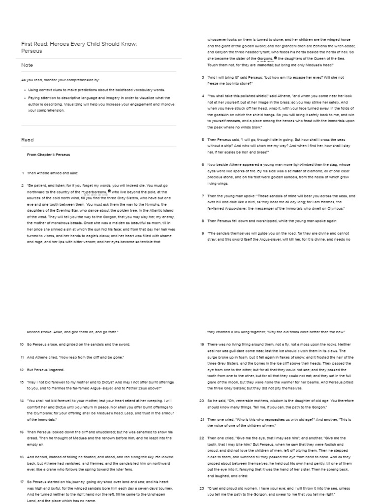 Perseus | PDF