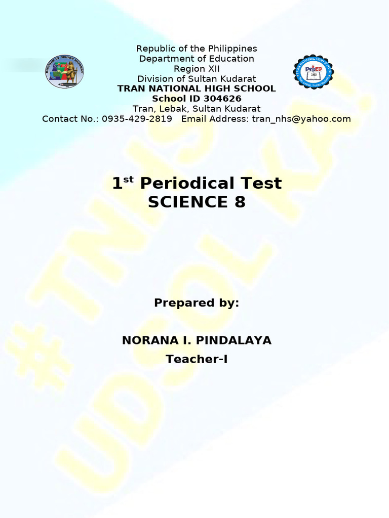 1ST Periodical-Science | PDF