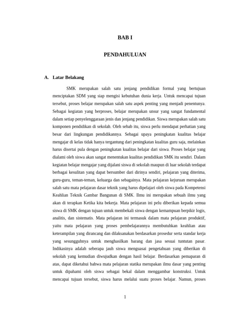 BAB 1 Proposal | PDF