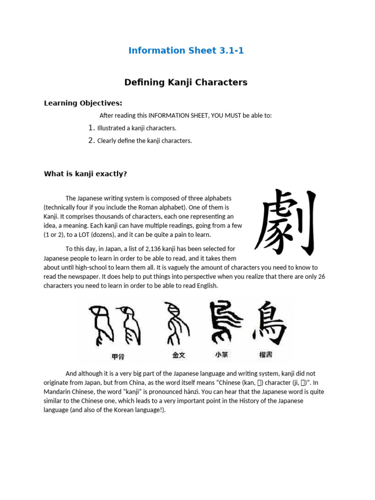 Defining-Kanji-Characters | PDF
