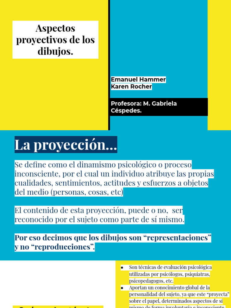 Aspectos Proyectivos de Los Dibujos. | PDF