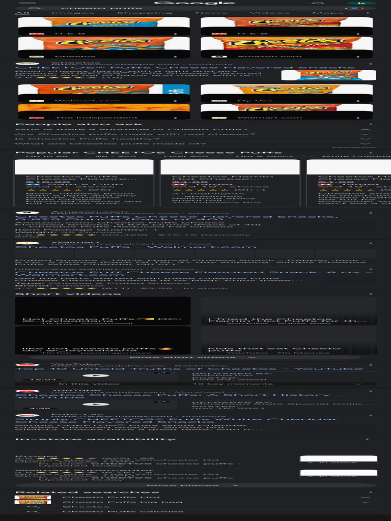 Cheeto Puffs - Google Search | PDF