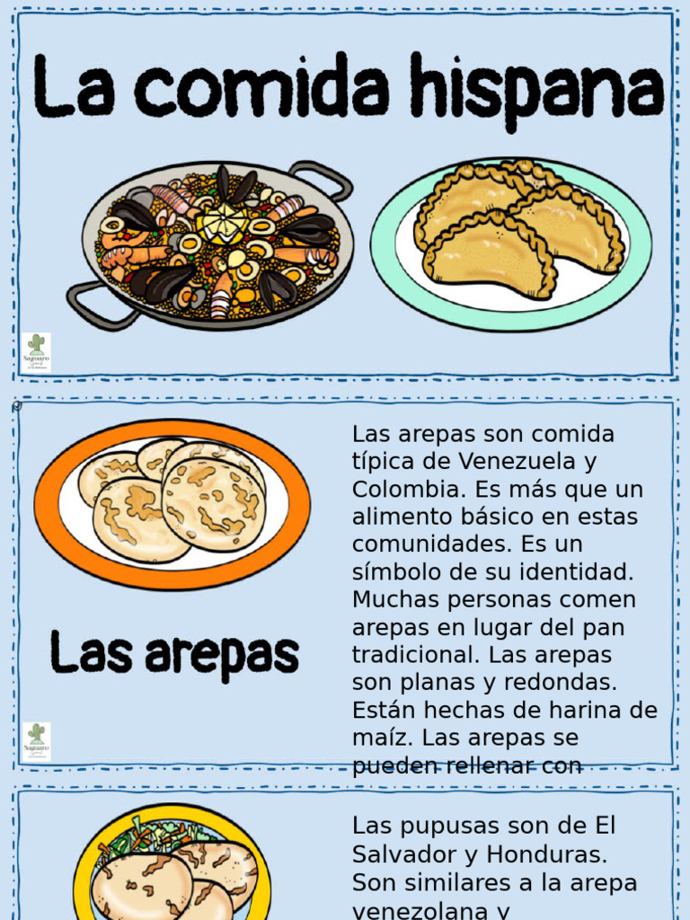 La Comida Hispana | PDF