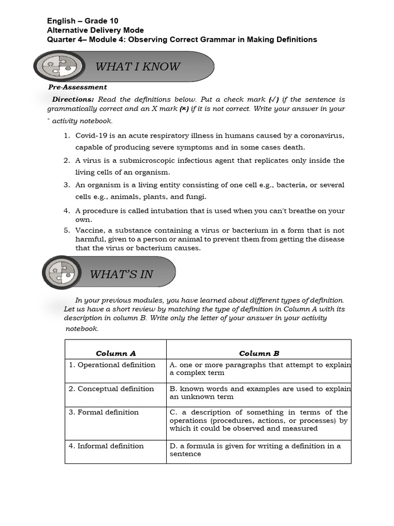 g10 Module 4 Quarter 4 | PDF