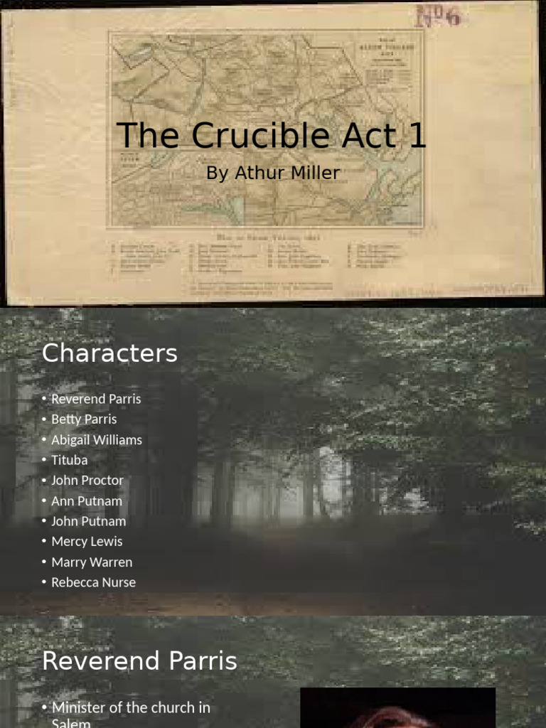 The Crucible ACT1 PPT 1 (1) Analysis | PDF
