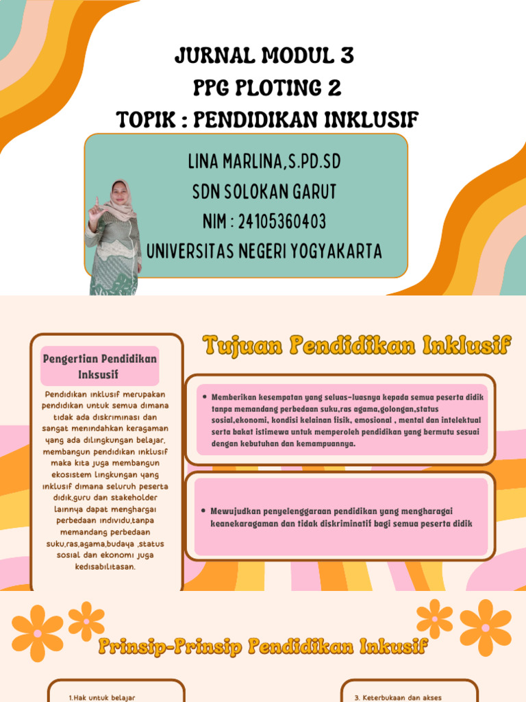 Jurnal Modul 3 PPG Ploting 2 Topik Pendidikan Inklusif | PDF