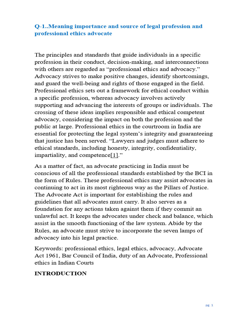 Assignment Prof Ethics | PDF