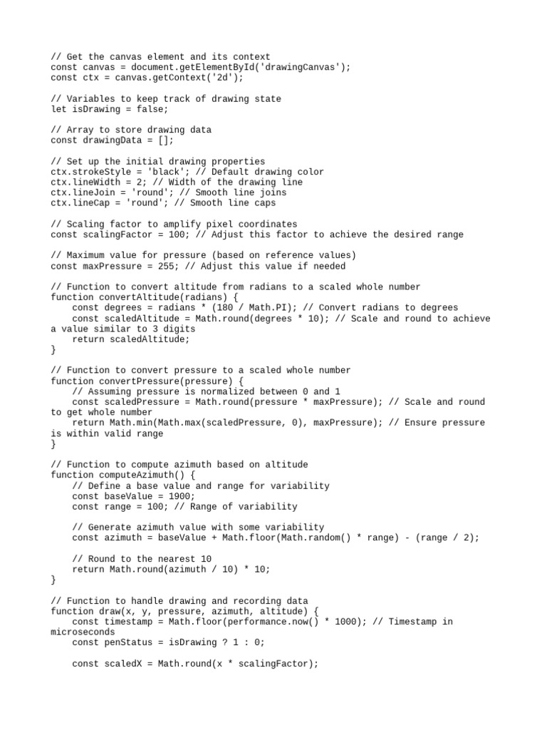 Initial Handwriting Canvas JS | PDF