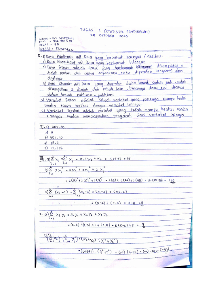 Kelas B - Tugas 1 - Evi Listyani (836901574) | PDF