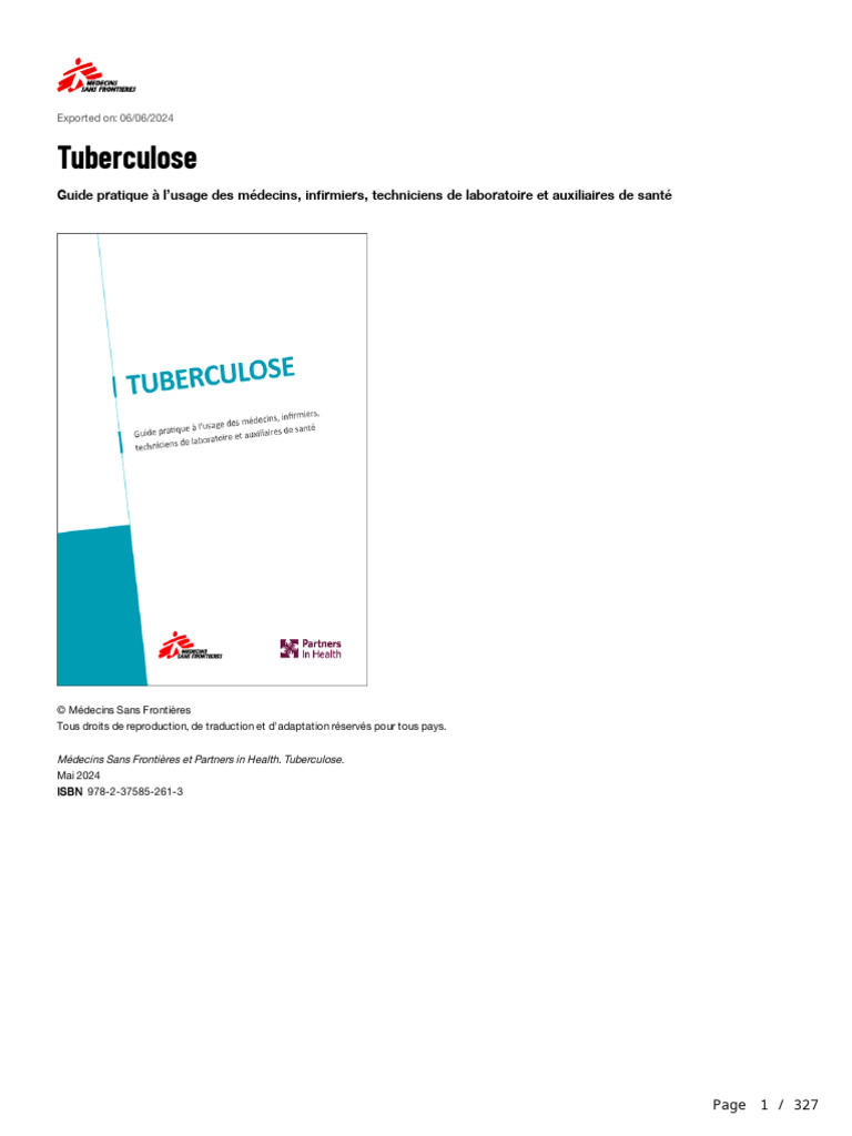 Tuberculose | PDF
