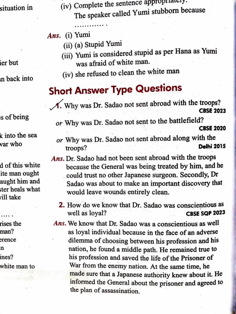 Story-4 the Enemy Notes | PDF