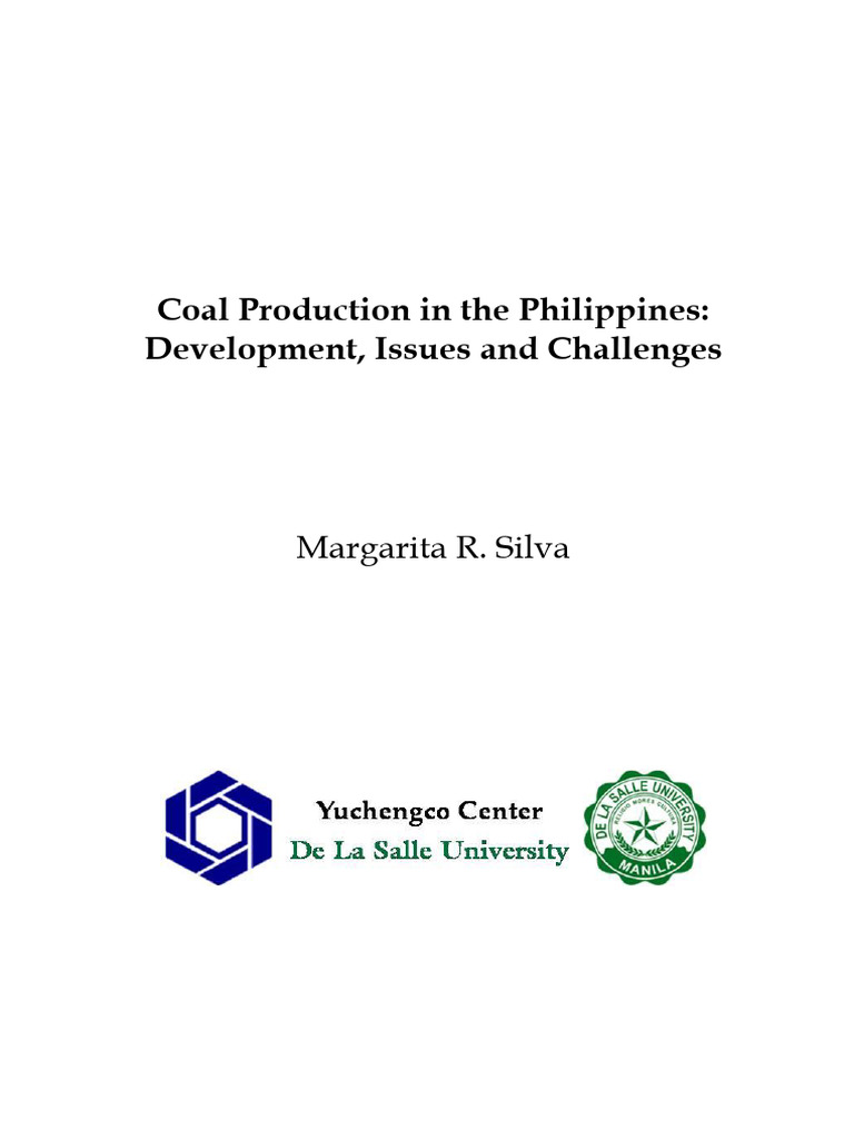 Coal Production in The Philippines Devel | PDF