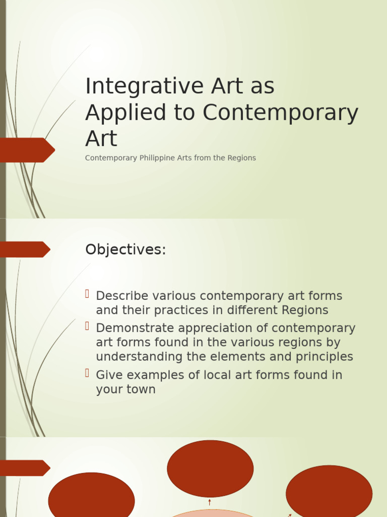 LESSON 1.Integrative Art as Applied to Contemporary Art | PDF