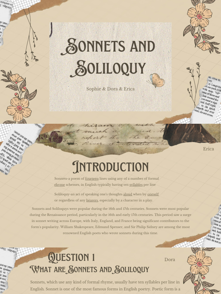 English GP. Sonnets and Soliloquys | PDF
