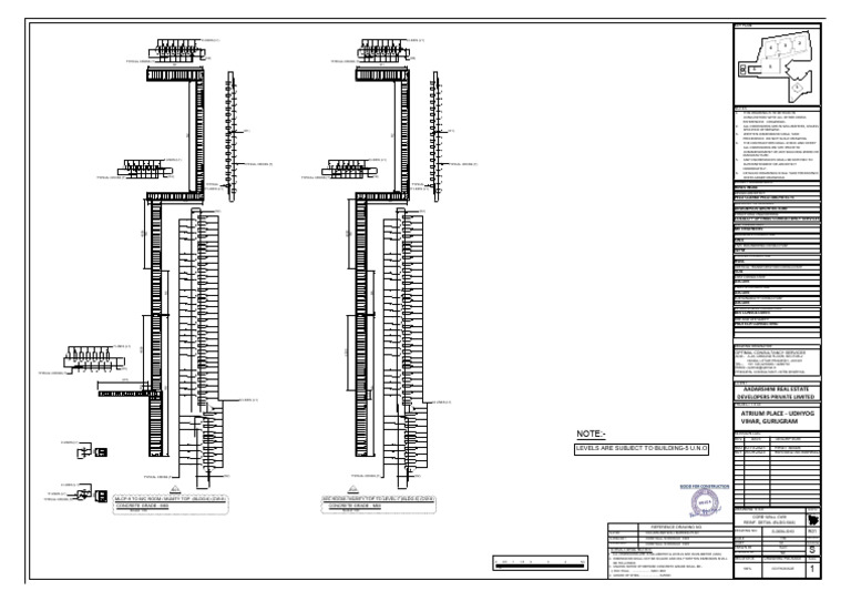 Hsiidc-S-0694-Sh3-Core Wall Reinforcement CW8 Tower-6 - R00-06-09-2023 ...