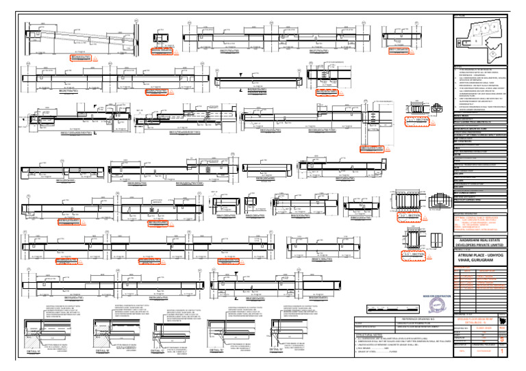 HSIIDC-S-0801-SH25-Ground Floor Beam Reinf. (BLDG 06) - R04-27-10-2023 | PDF