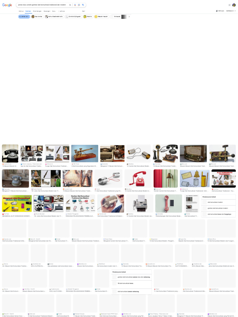 Jaman Dulu Contoh Gambar Alat Komunikasi Tradisional Dan Modern ...