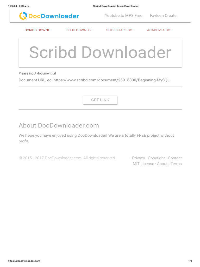 Scribd Downloader, Issuu Downloader | PDF