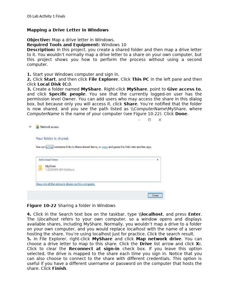 Lab Activity 1 Finals Network Mapping | PDF