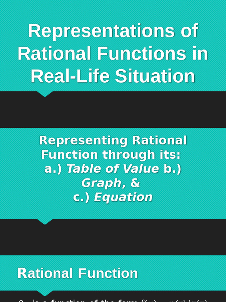 GM Q1 Week 3.4 Representations of Rational Functions | PDF