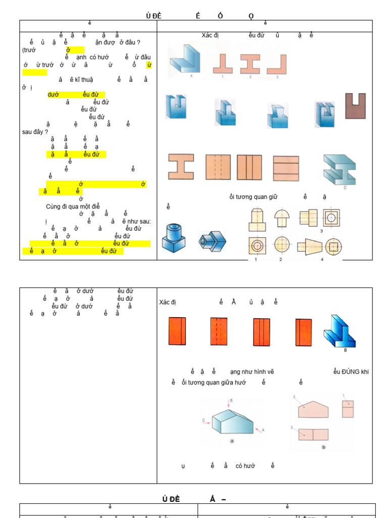 Khoi 8 ôn tập KT GIUA KY 1 | PDF
