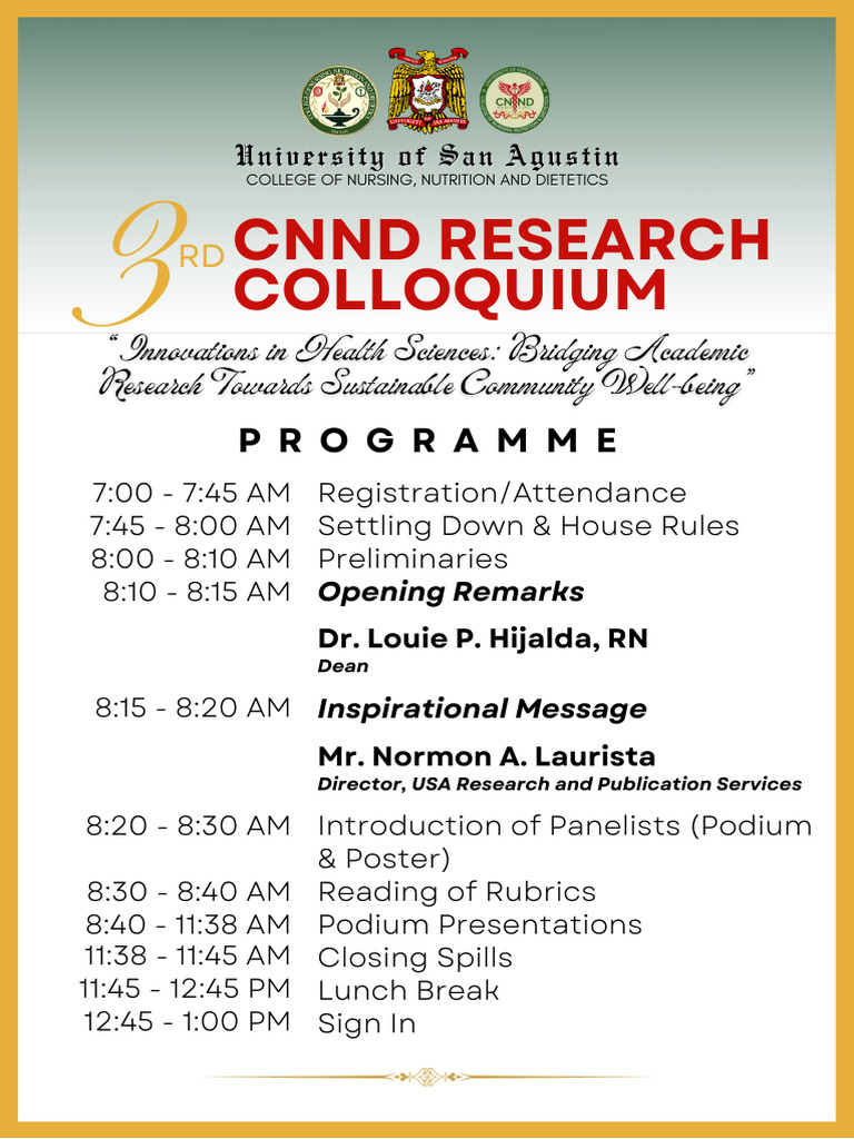 3rd CNND Research Colloquium | PDF