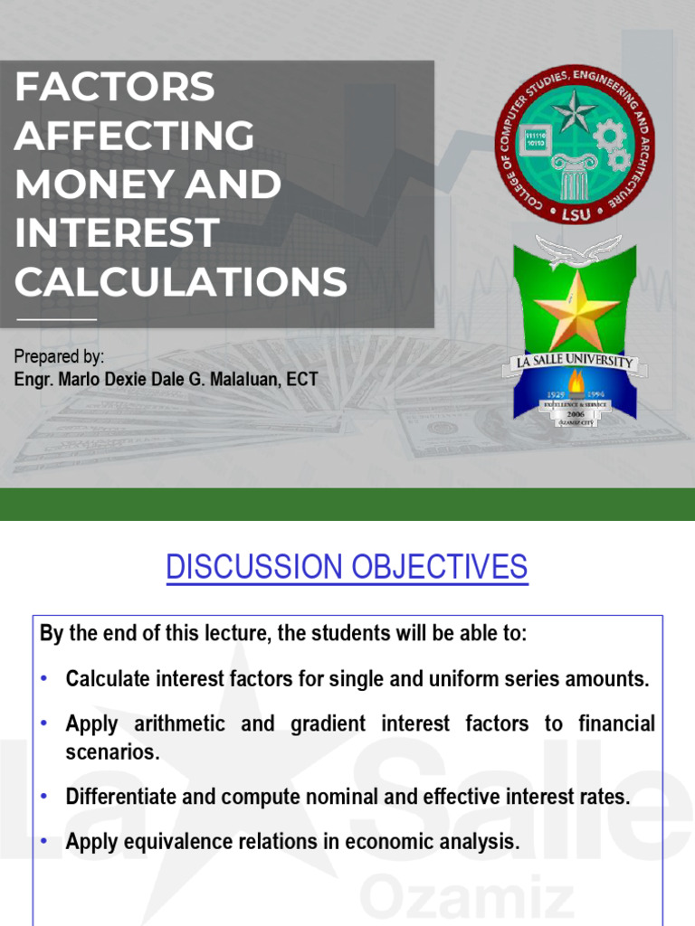 Module 2 - Factors Affecting Money and Interest Calculations | PDF