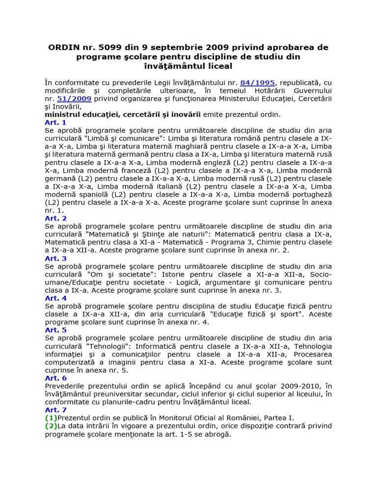 5099 - 2009 - Limbi Moderne | PDF