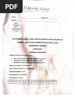Wakisha Mock Uce Chem Paper 1 2024 | PDF