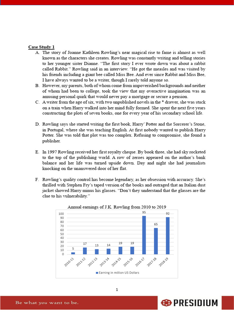 G9 Case Studies Worksheet (1) | PDF