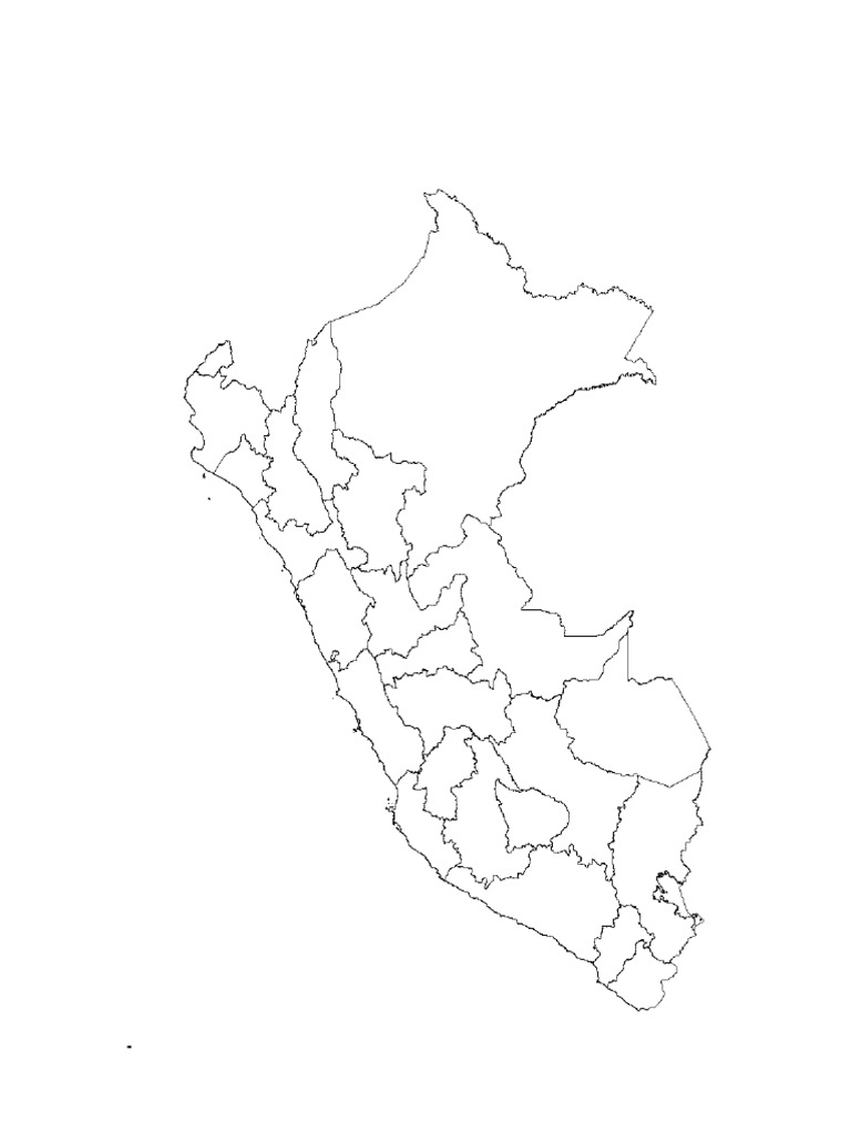 Mapa Político Del Perú | PDF