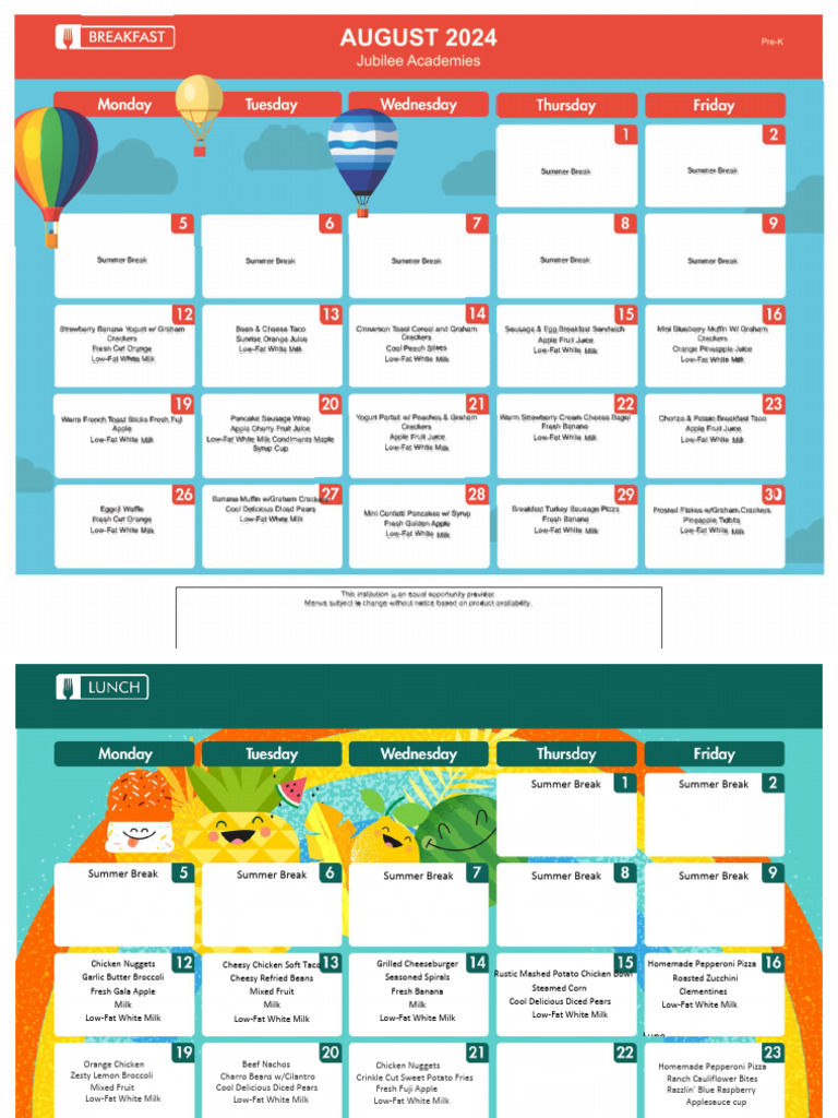 August 2a24 Menus Binder1 (3) - 1 2 | PDF