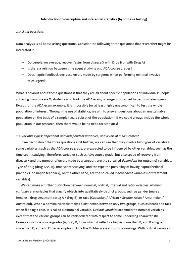 Lecture Notes On ADA Analysis | PDF