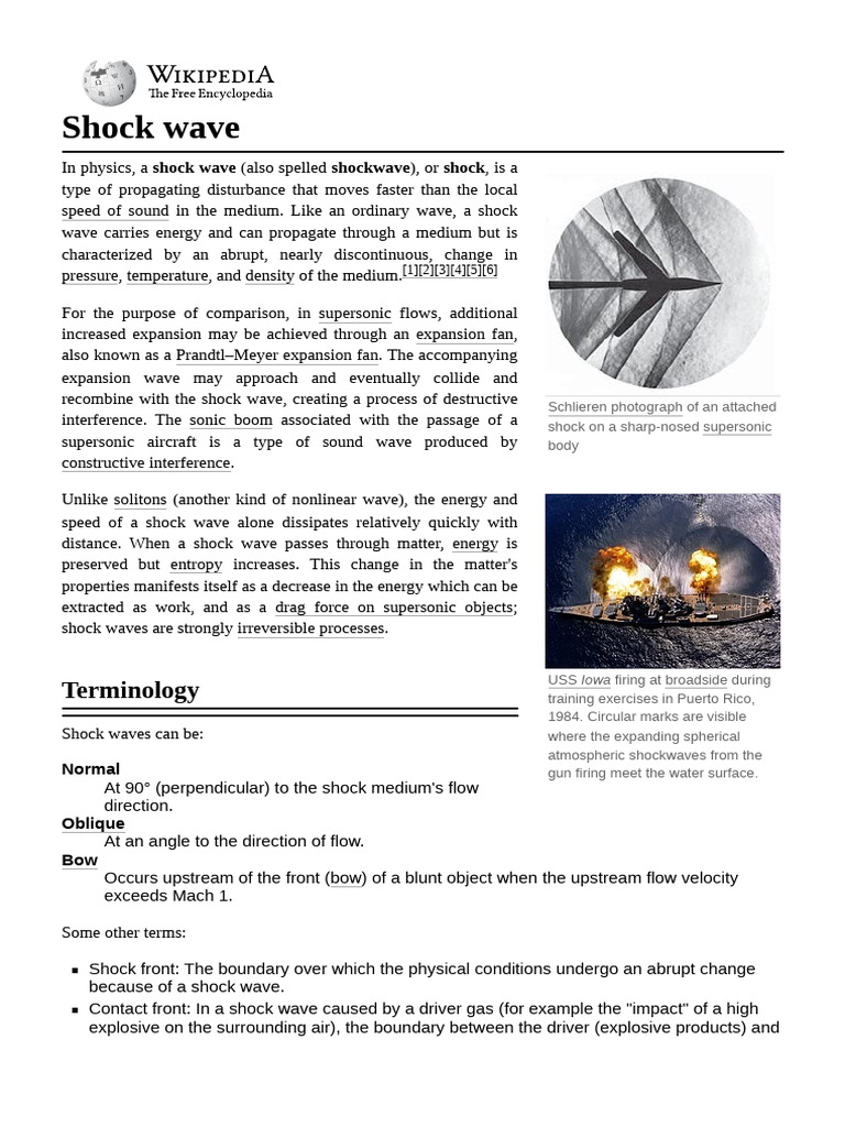Shock Wave | PDF