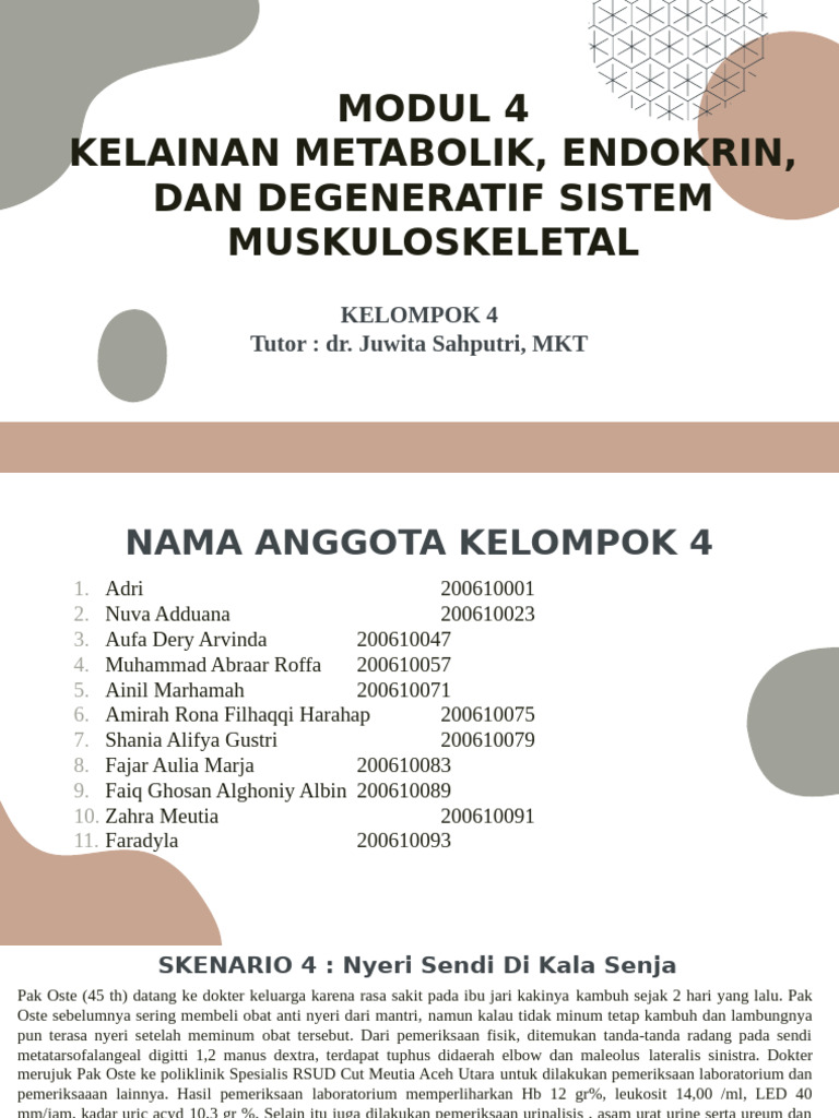 Jump 1-5 Modul 4 Blok 3.4 | PDF