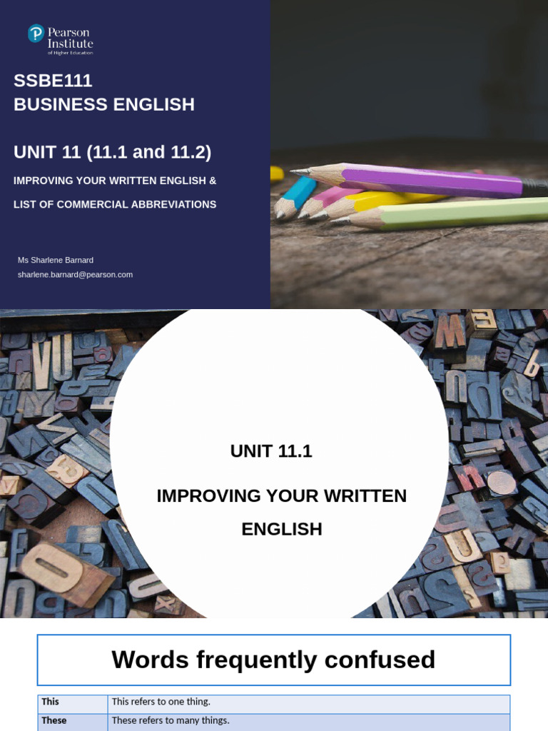 001 bSSBEA1-B11 aWEEK01 - Unit 11 | PDF | Grammatical Number | Plural