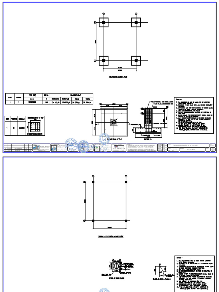 Drawings - Toll Plaza Canopy - PKG-6 | PDF